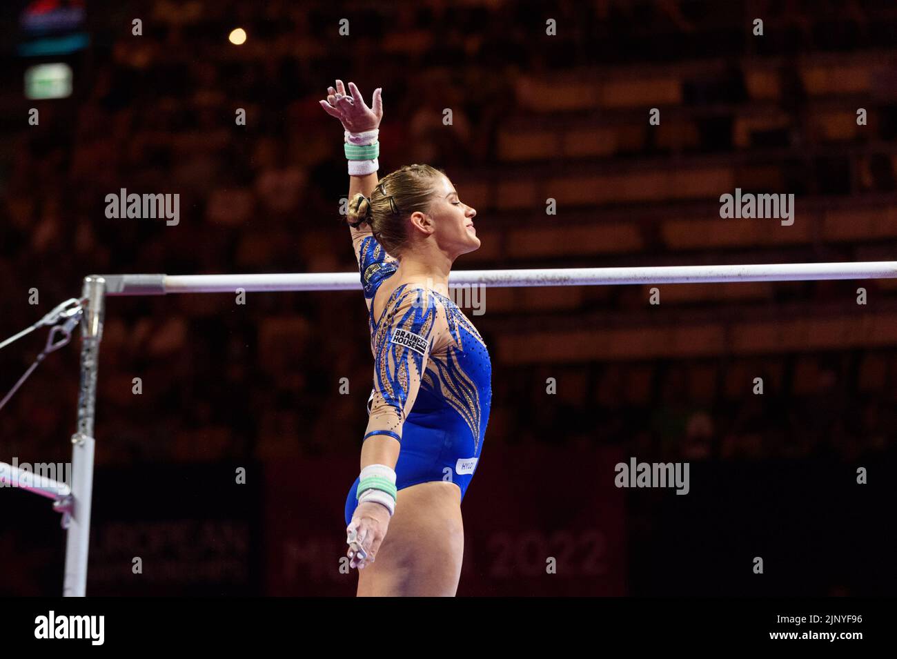 Munich, Germany. 14th Aug, 2022. European Championships, gymnastics ...