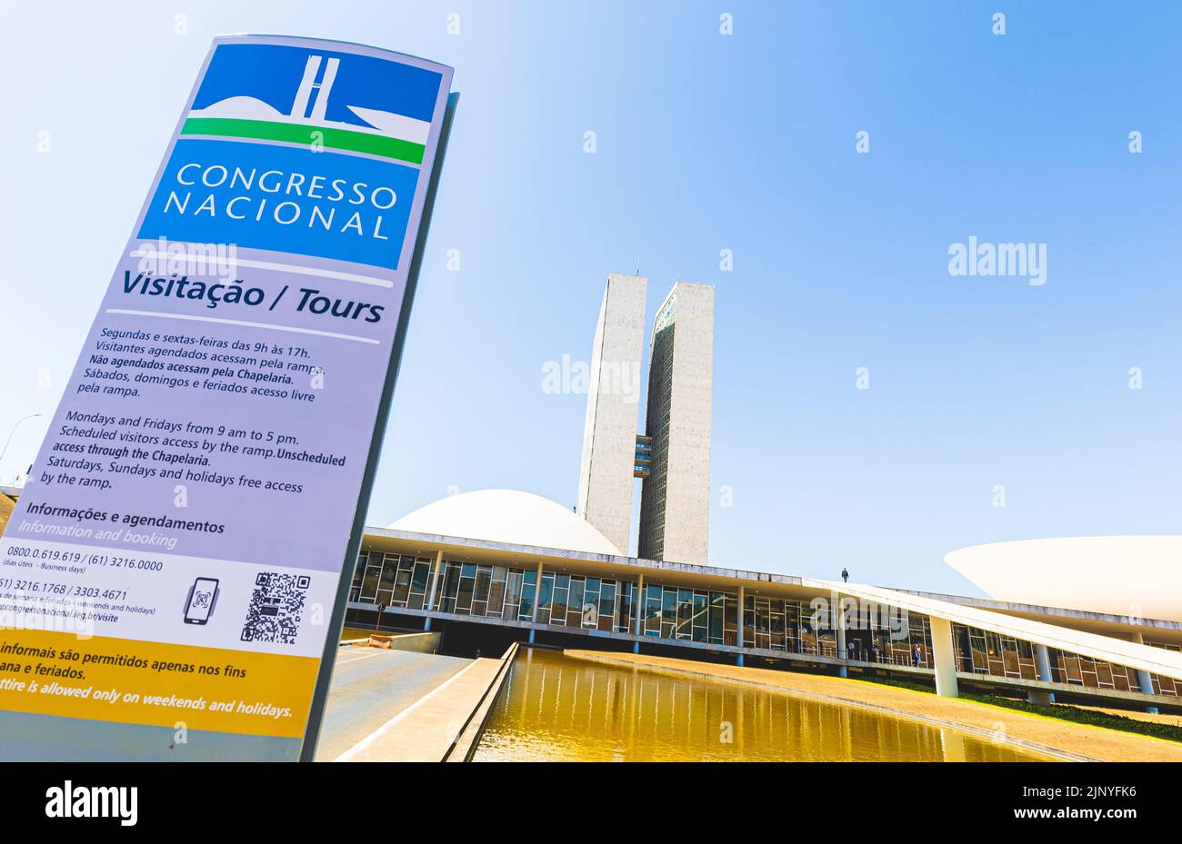 Brasilia, Federal District - Brazil. August, 14, 2022. The National ...