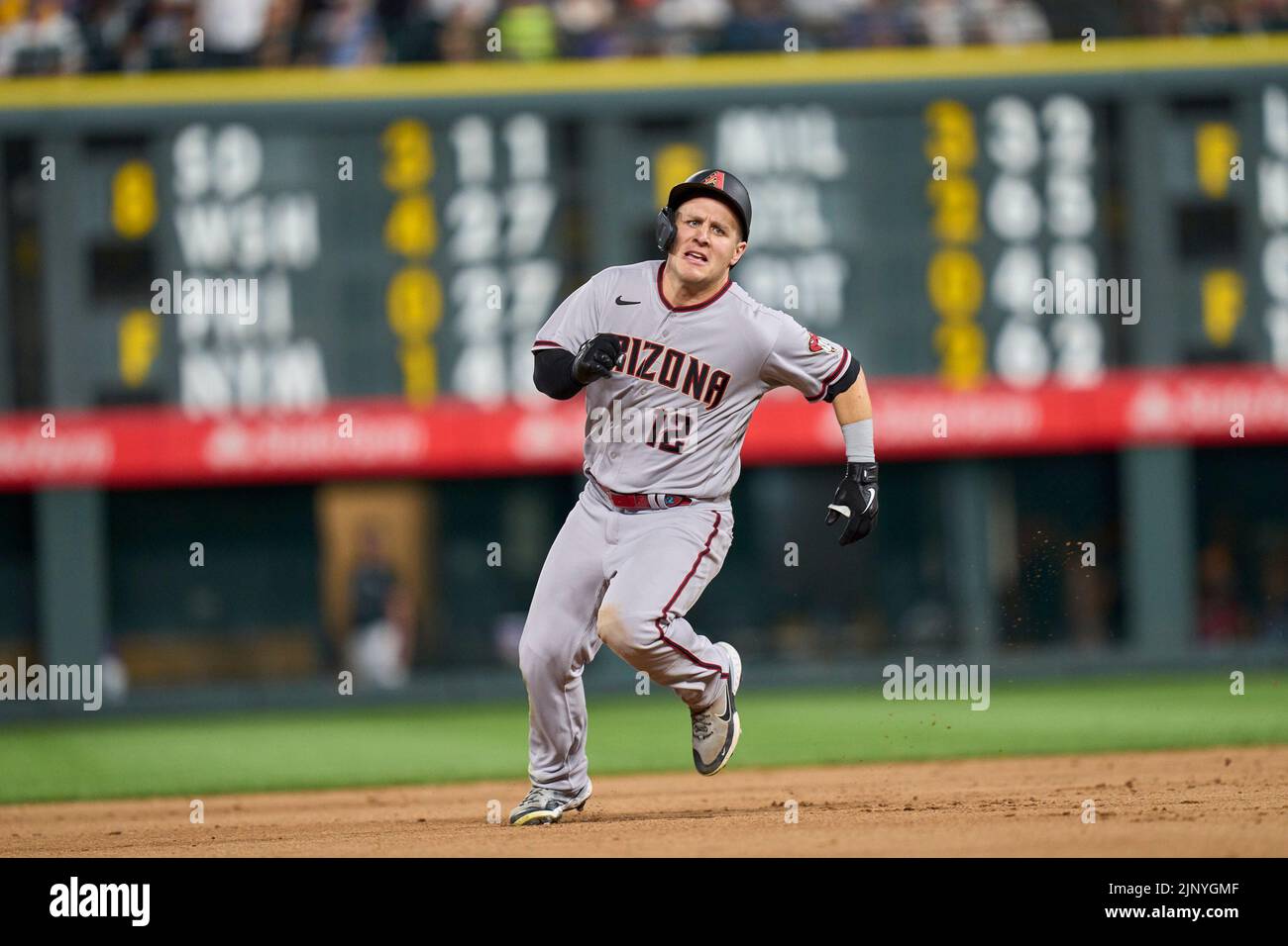 August 13 2022 Arizona Right Fielder Daulton Varsho 12 Hits An