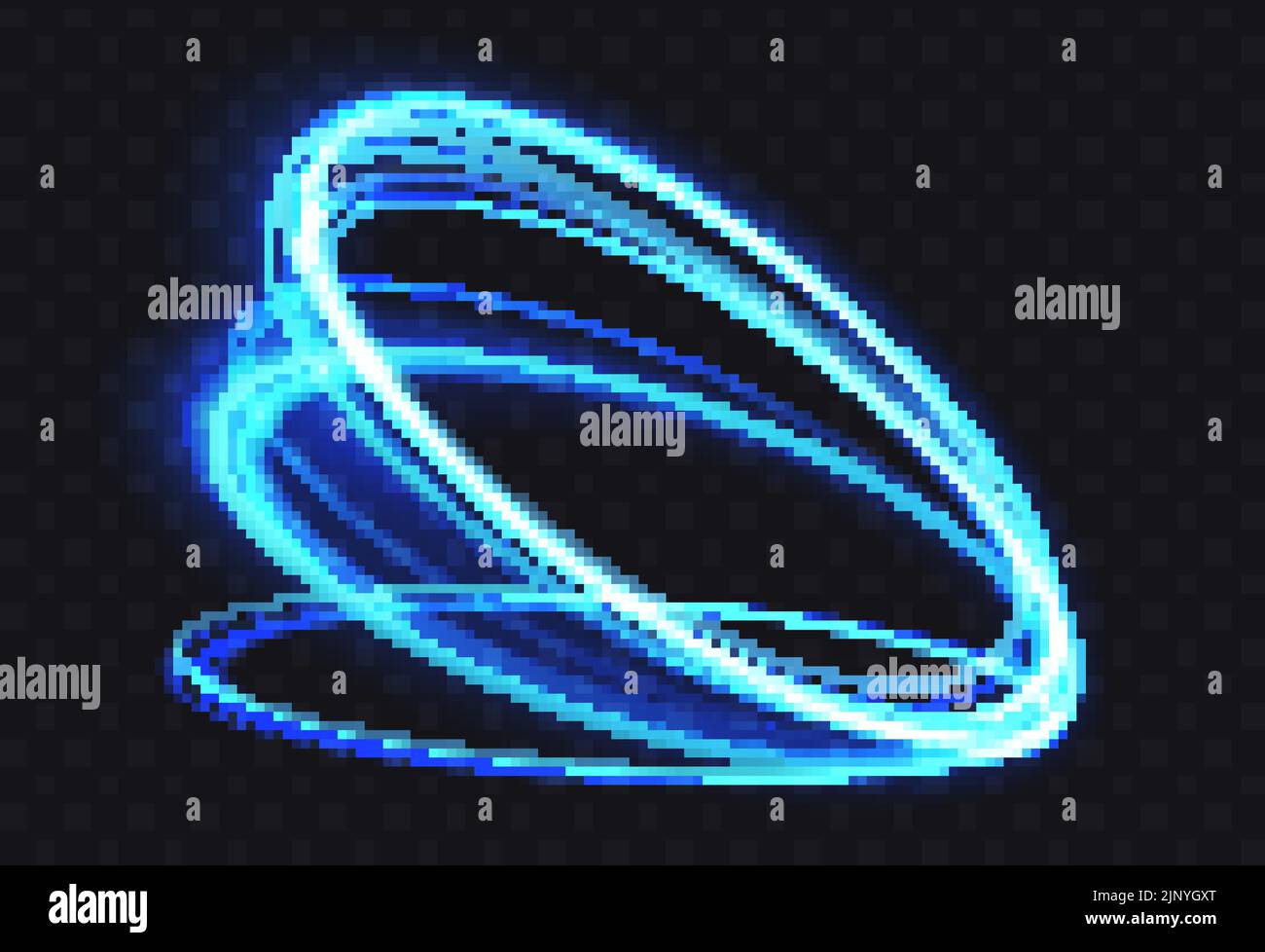 Magic glowing speed energy motion spin, glowing swirl trail circles, bright sparkling lines on ...