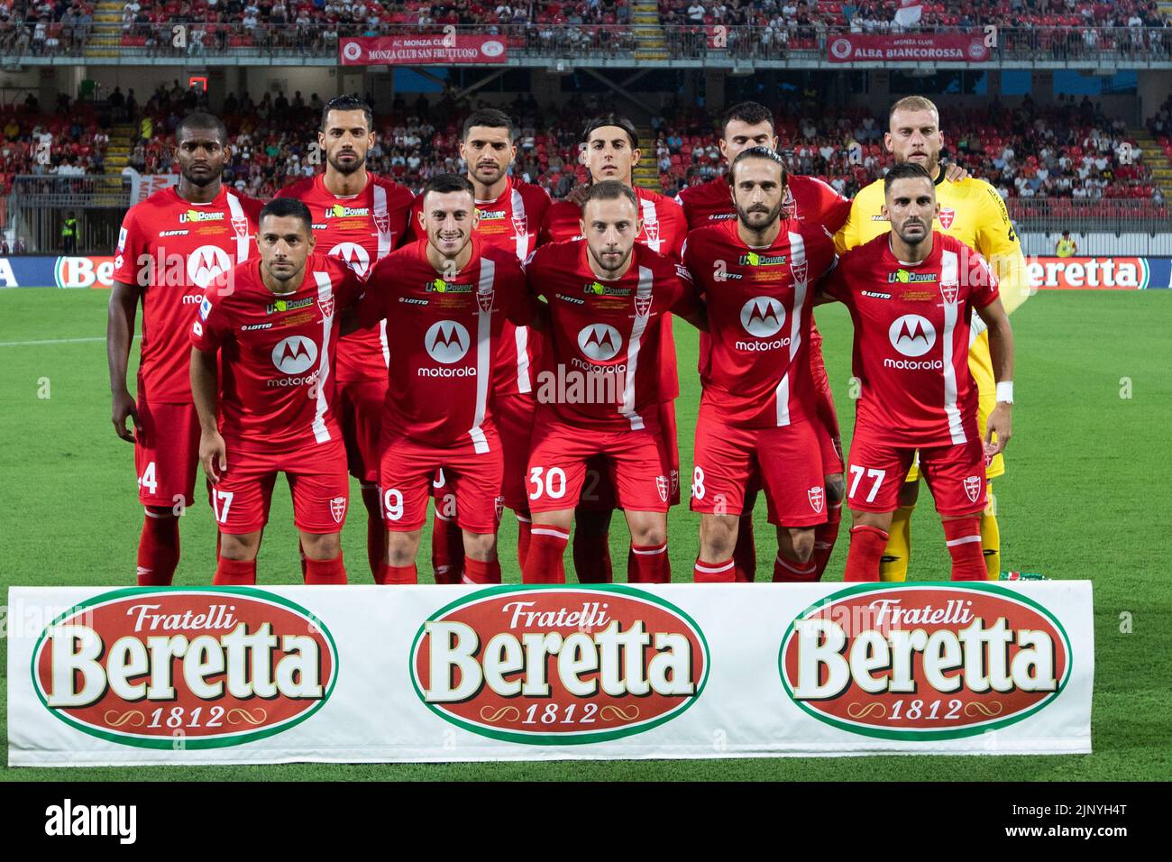 Monza - Ac Monza players pose for a group photo during the Serie A ...