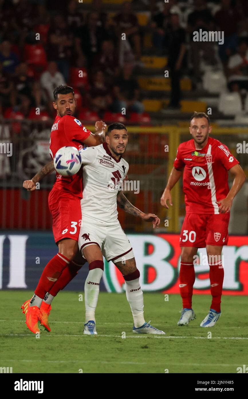 Monza - Pablo Mari of Ac Monza and Antonio Sanabria of Torino Fc fight ...