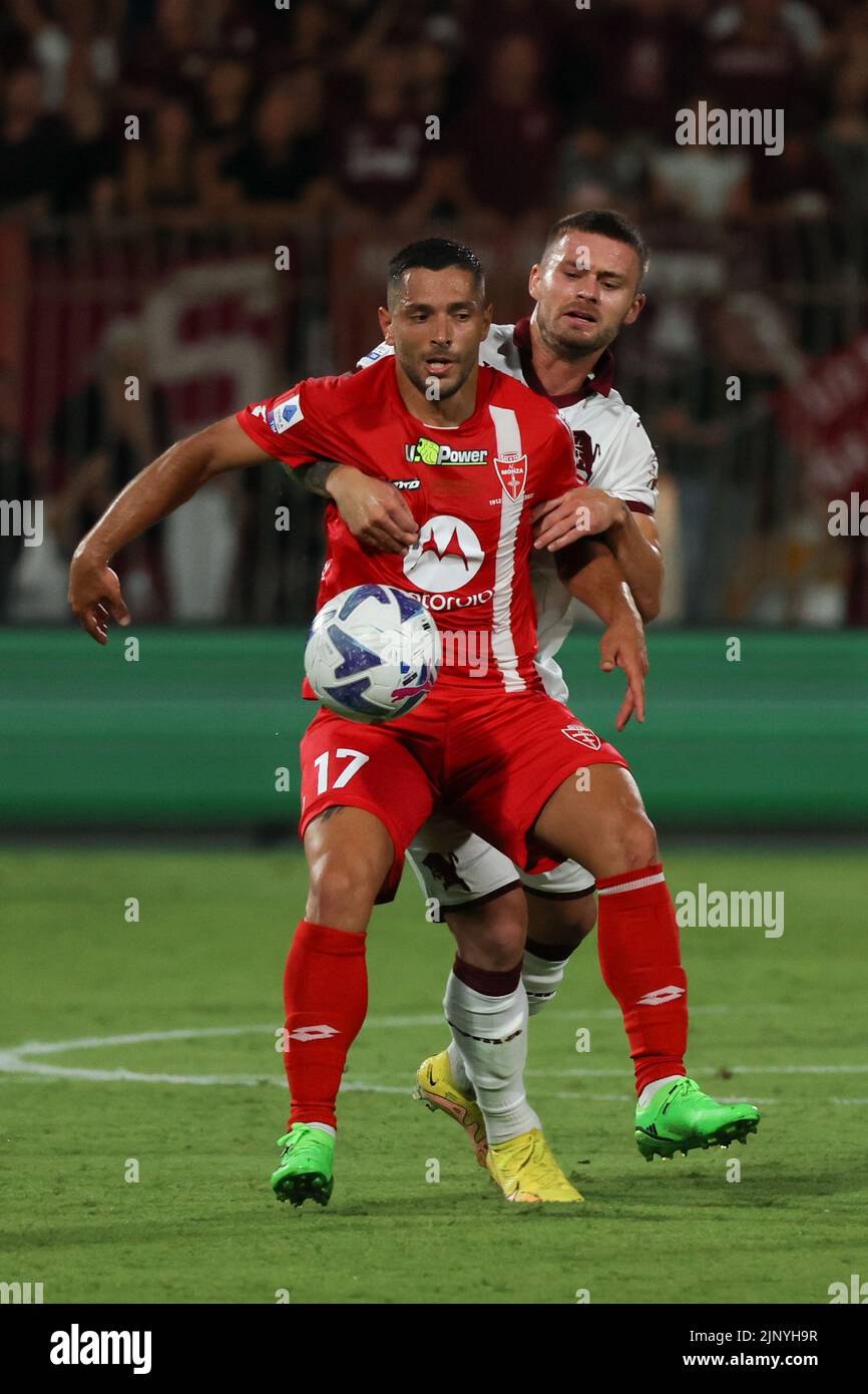 Monza - Gianluca Caprari of Ac Monza and Karol Linetty of Torino Fc ...