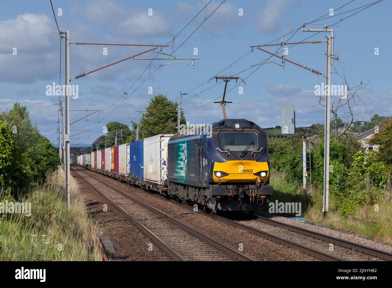 Direct Rail Services class 88 locomotive 88008 on the west coast ...