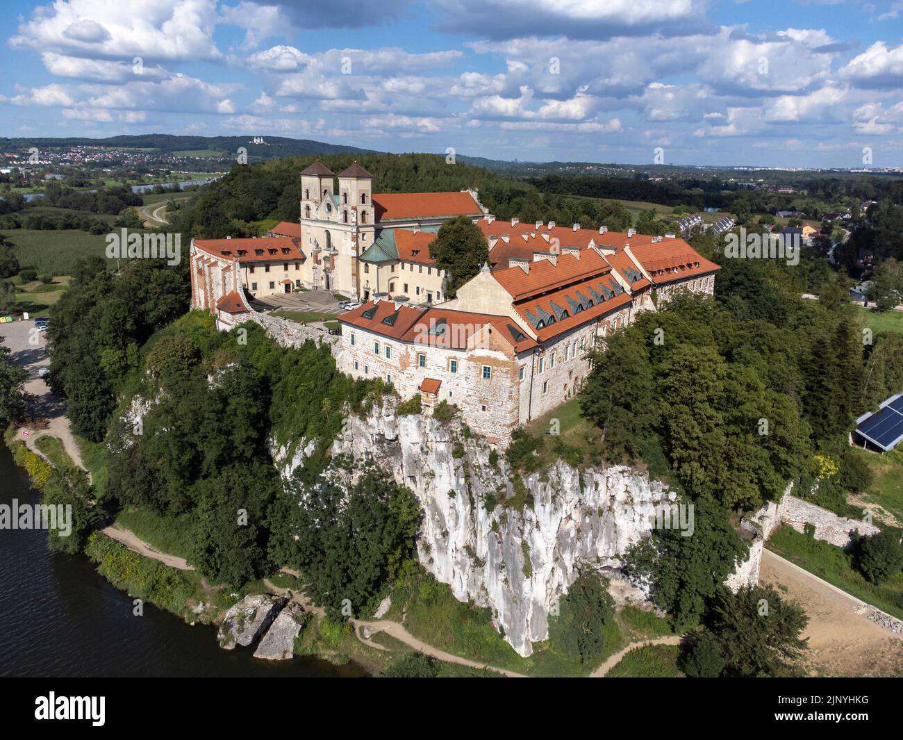 Historic buildings of the Benedictine Abbey in Tyniec, Krakow, Poland ...