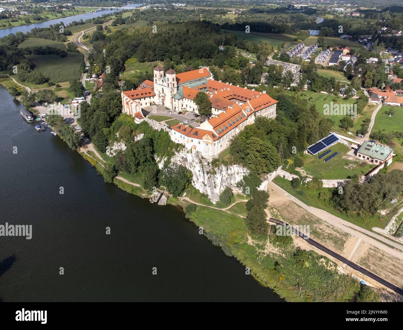 Historic buildings of the Benedictine Abbey in Tyniec, Krakow, Poland ...