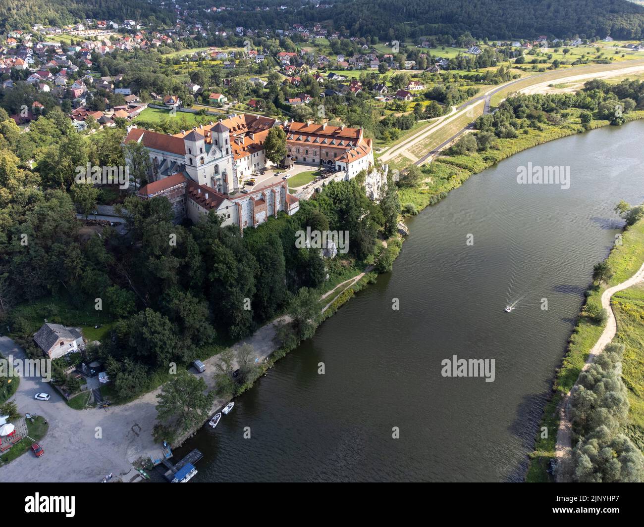 Historic buildings of the Benedictine Abbey in Tyniec, Krakow, Poland ...