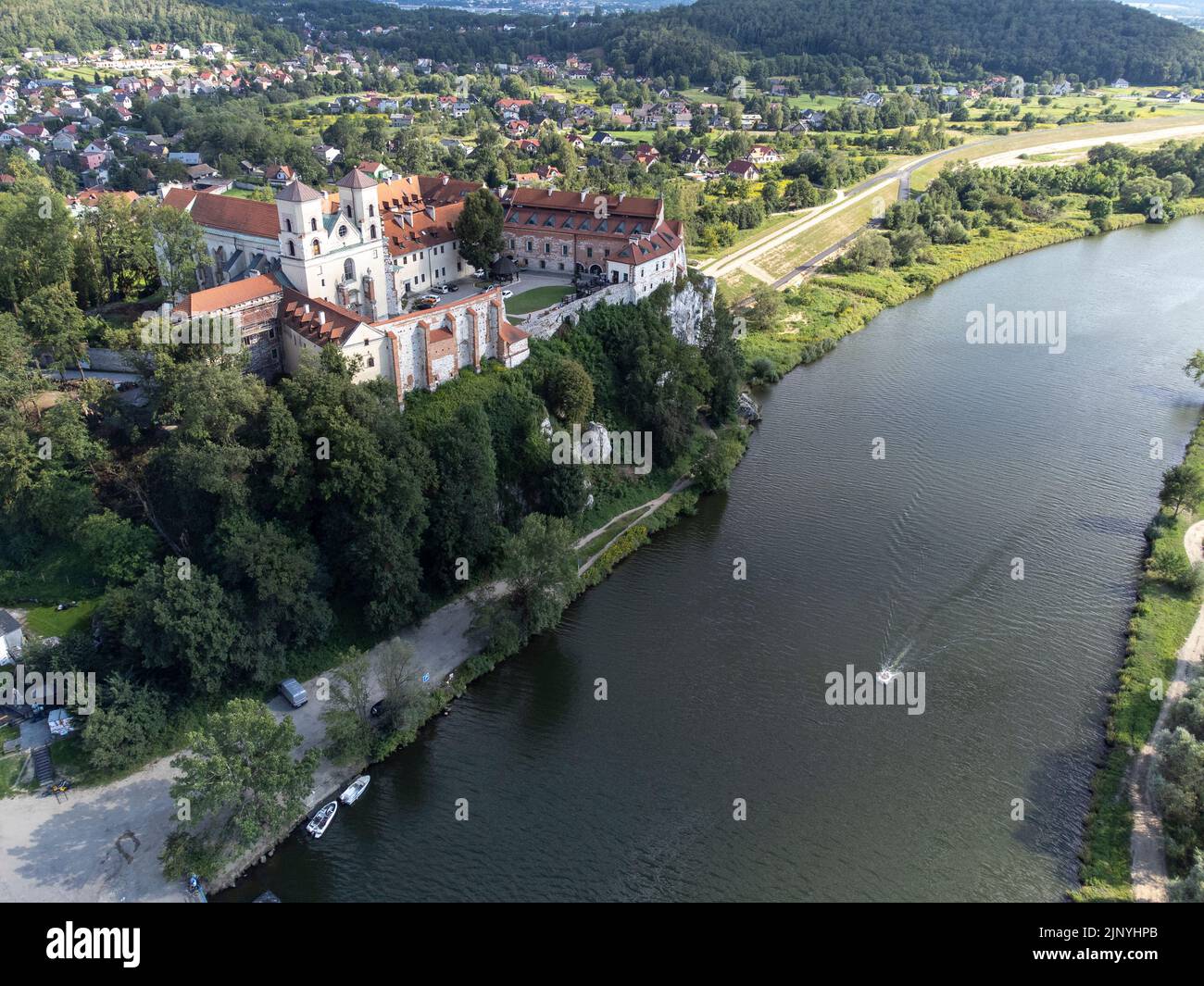 Historic buildings of the Benedictine Abbey in Tyniec, Krakow, Poland ...