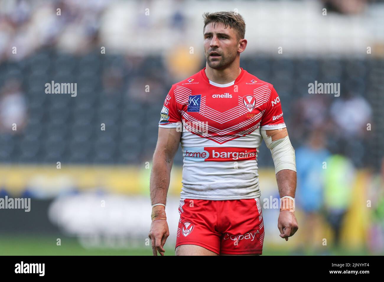 Tommy Makinson #2 of St Helens during the game Stock Photo - Alamy