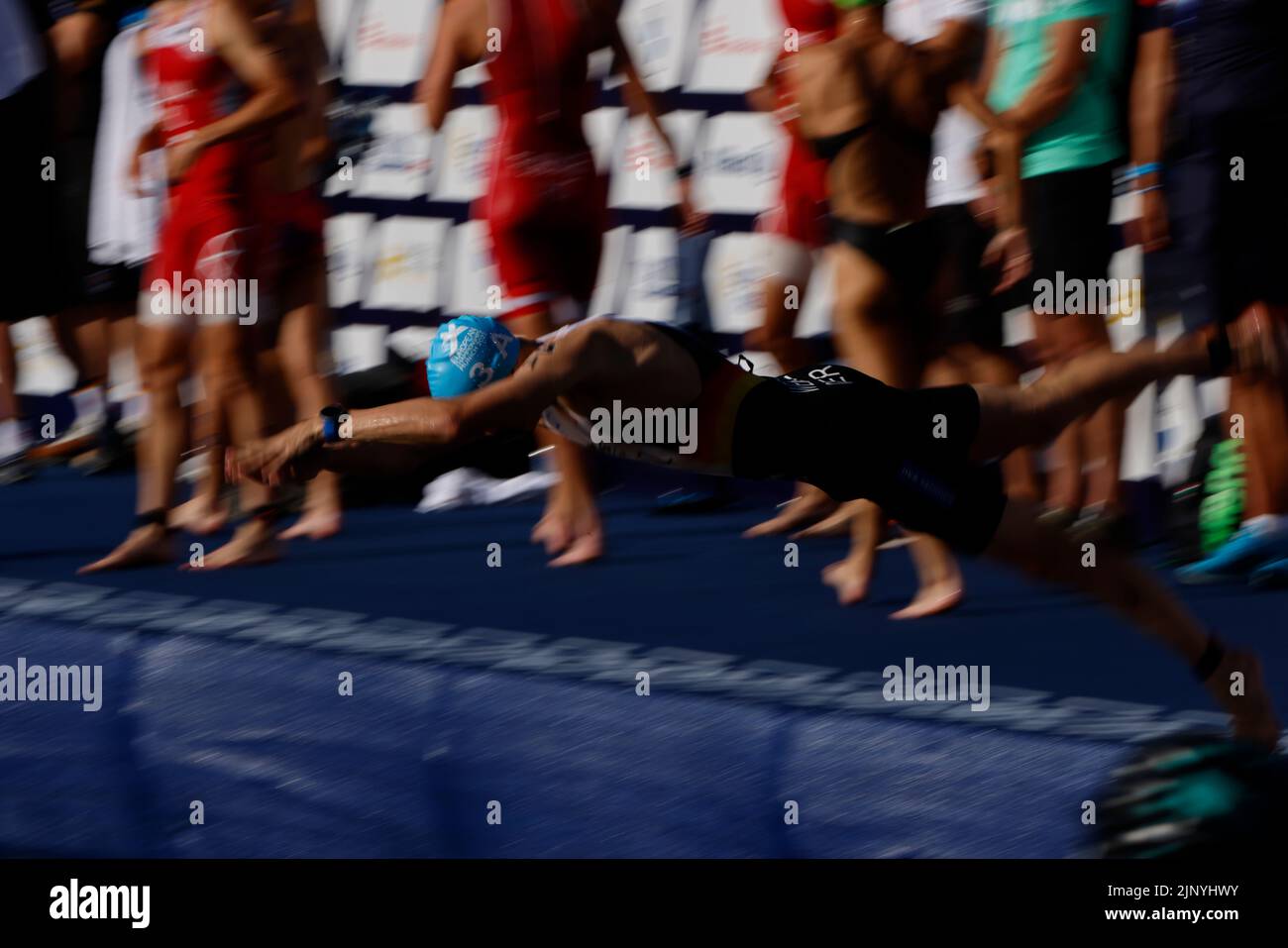 Munich, Germany. 14th Aug, 2022. European Championships, Triathlon ...