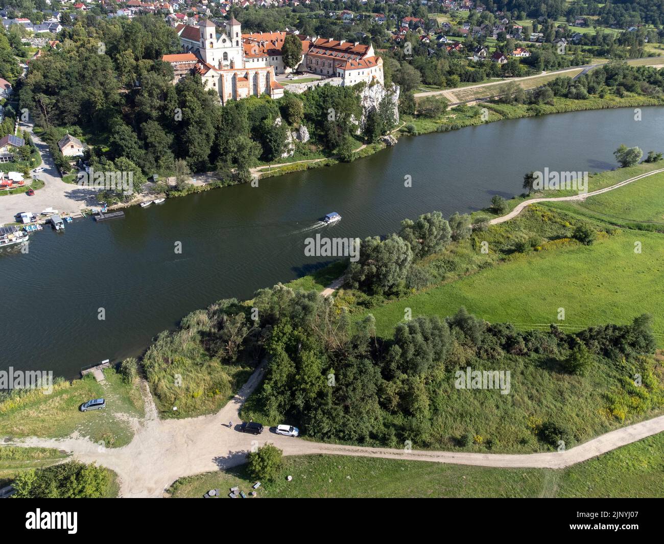 Historic buildings of the Benedictine Abbey in Tyniec, Krakow, Poland ...