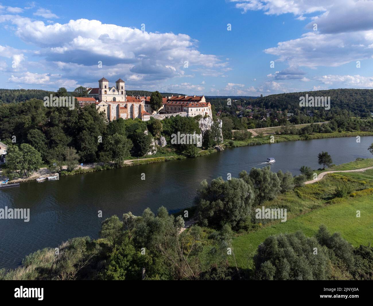 Historic buildings of the Benedictine Abbey in Tyniec, Krakow, Poland ...