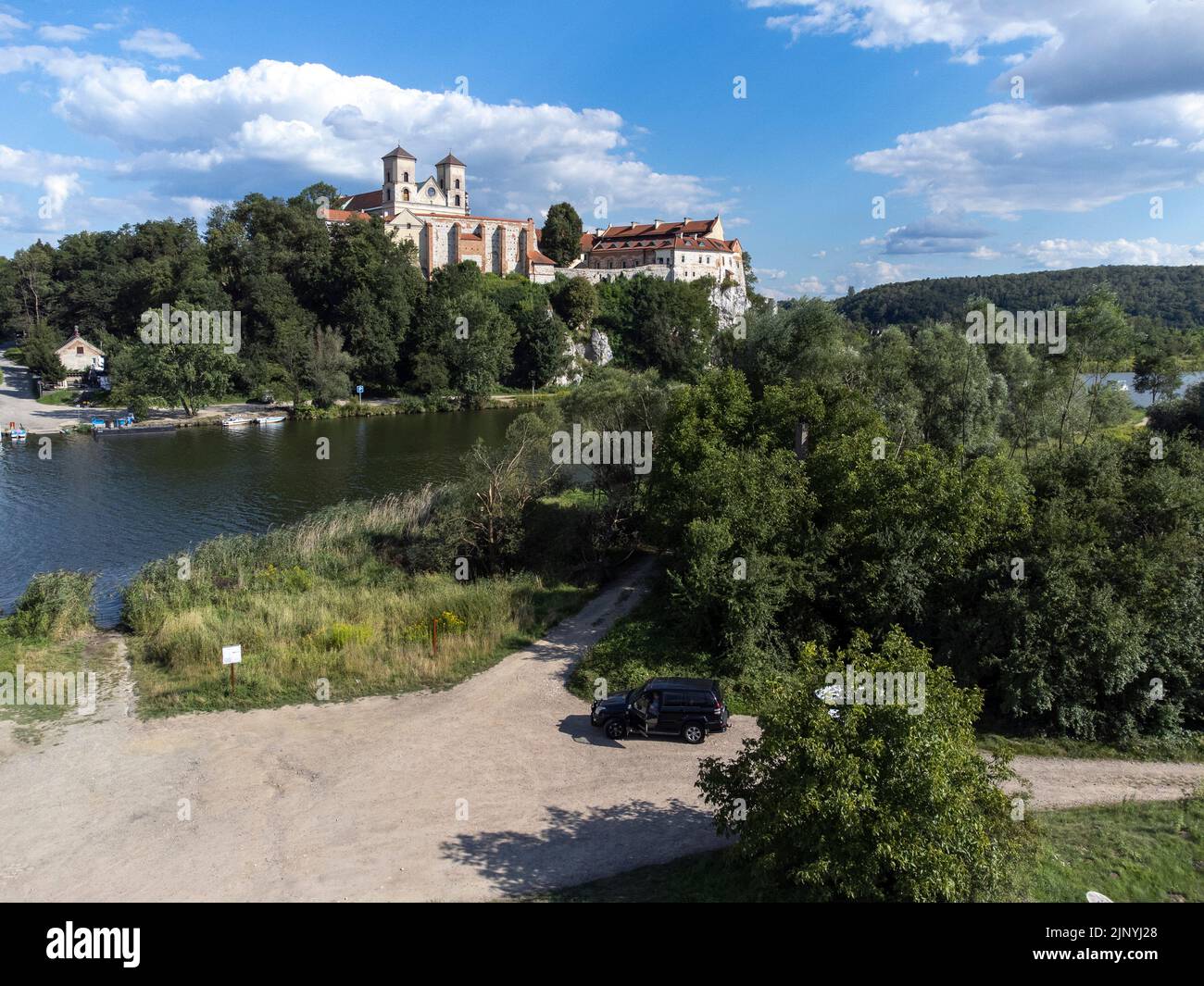 Historic buildings of the Benedictine Abbey in Tyniec, Krakow, Poland ...
