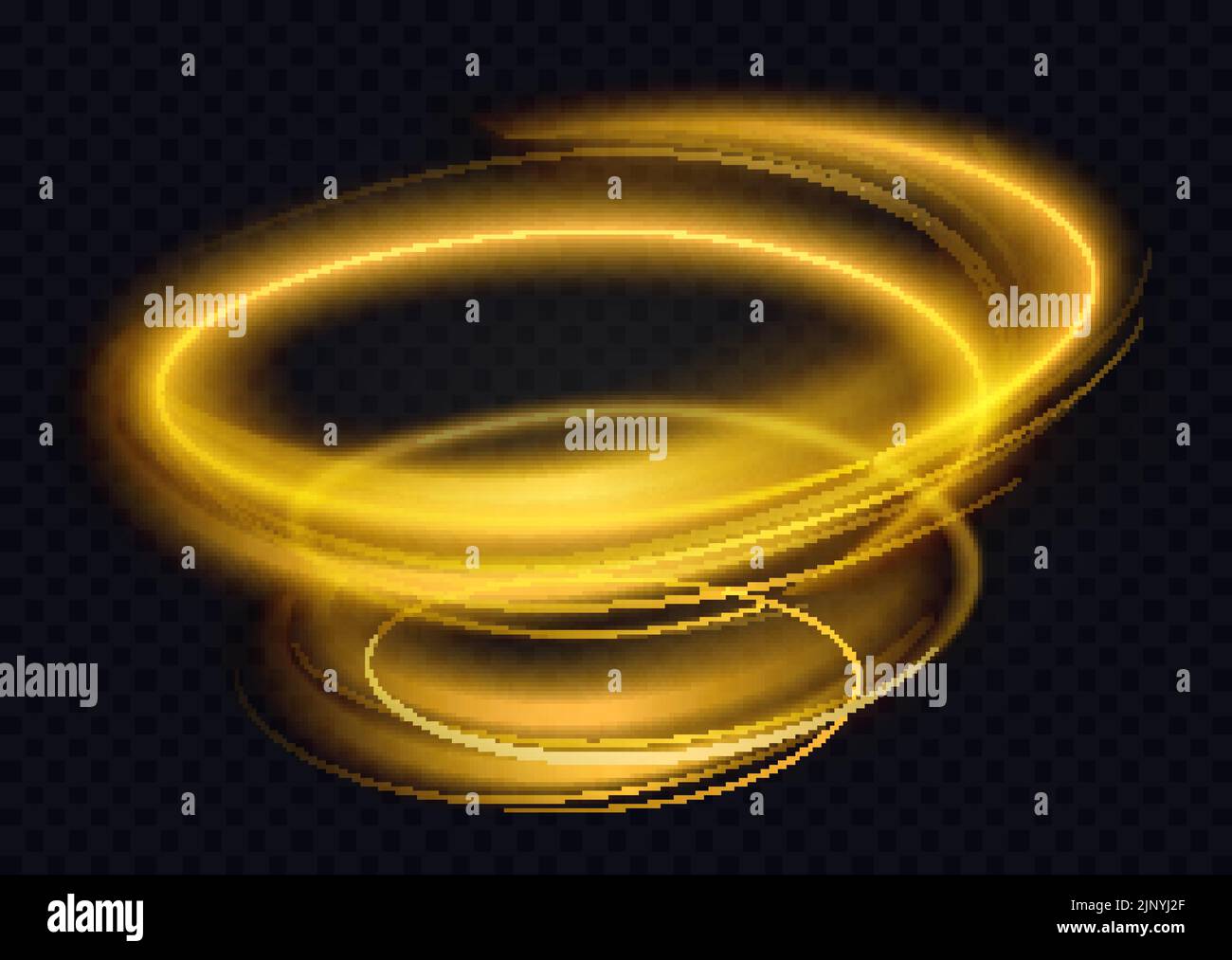 Light circle swirl spiral shapes abstract energy effect vector ...