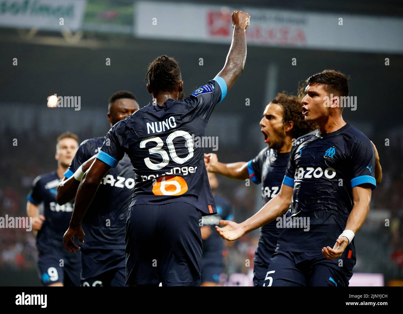 Nuno tavares celebrates hi-res stock photography and images - Alamy