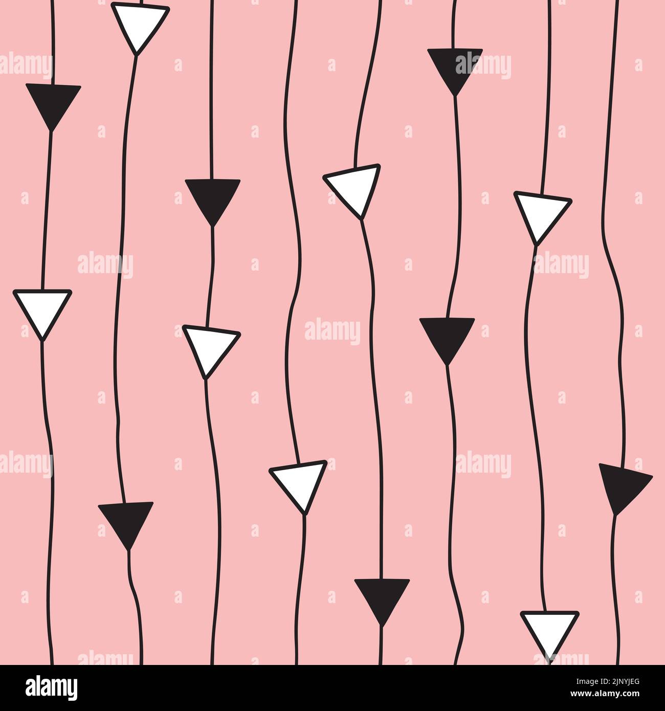 Seamless Line Pattern Texture Geometric Background With Elements Of A Triangular Shape Stock