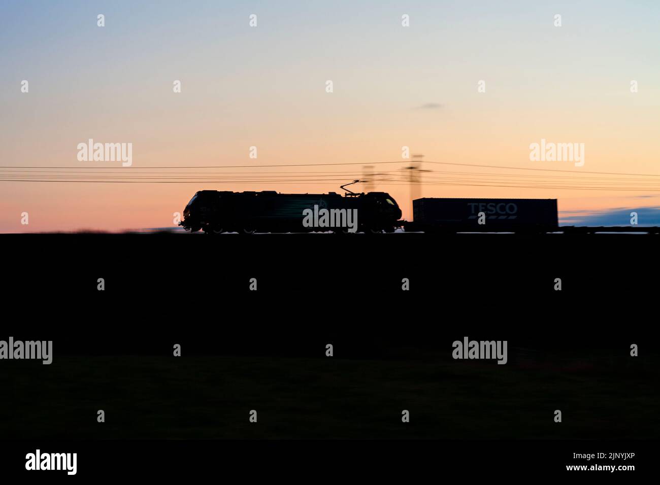 Direct Rail Services class 88 locomotive on the west coast main line at ...