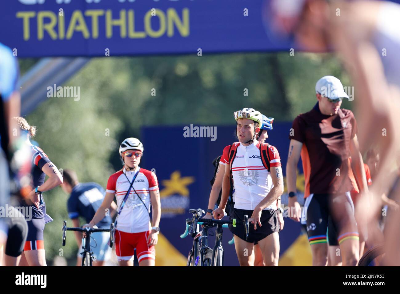 Munich, Germany. 14th Aug, 2022. European Championships, Triathlon ...
