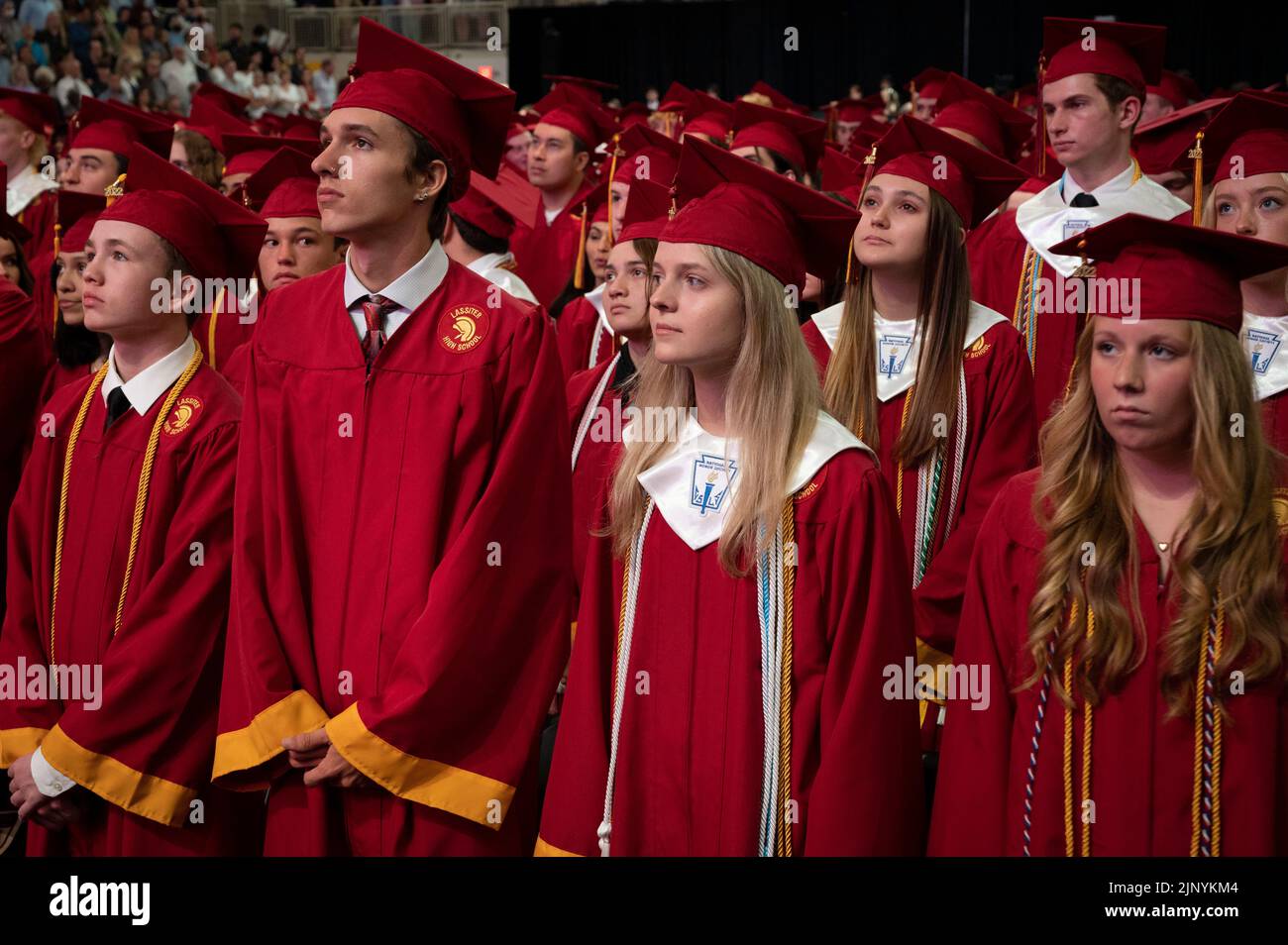 Marietta, Georgia, USA. 25th May, 2022. Lassiter High School graduation ...