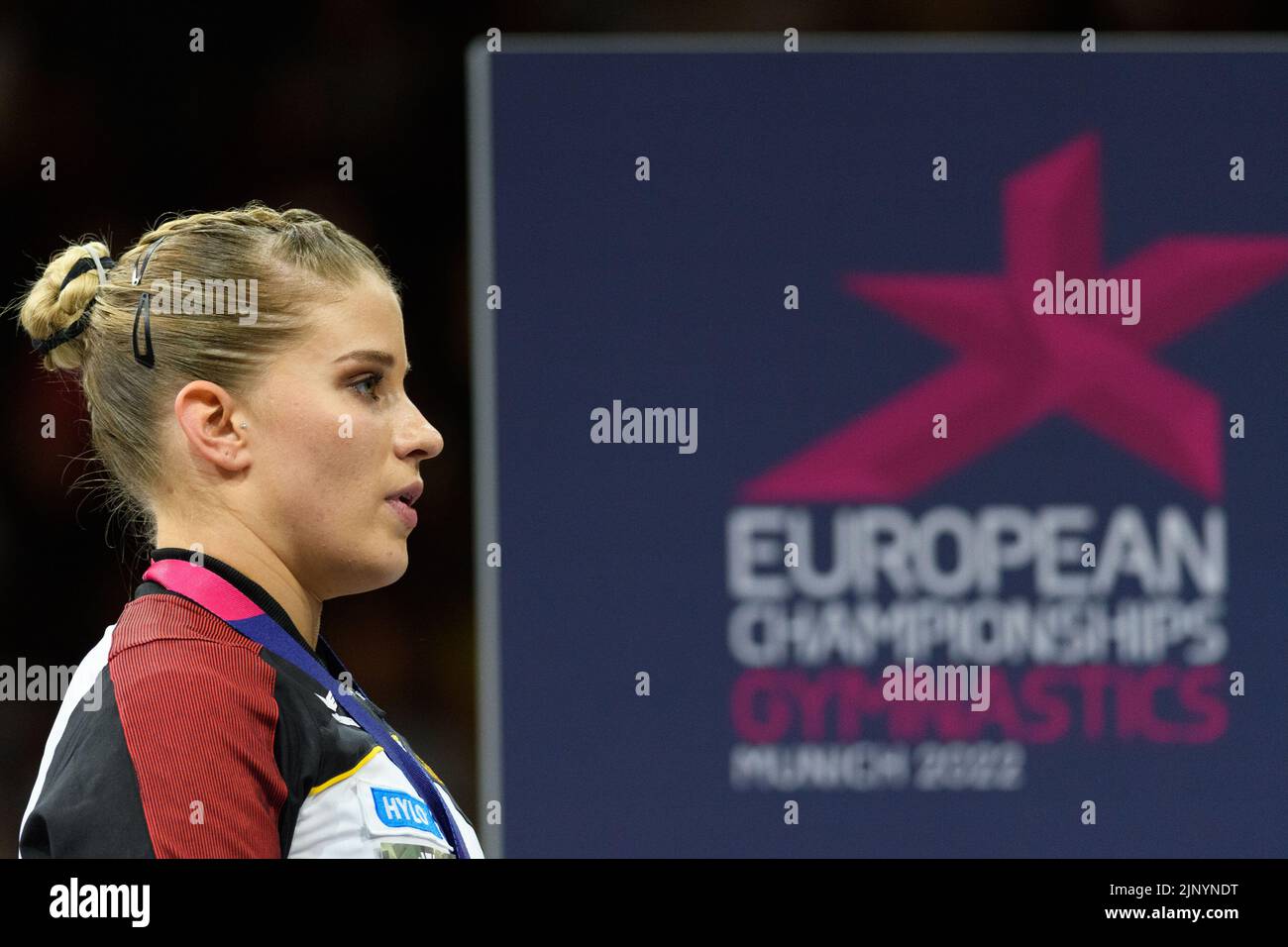 Munich, Germany. 14th Aug, 2022. European Championships, gymnastics ...