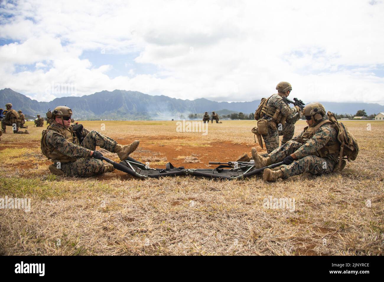 U.S. Marines with 3d Littoral Combat Team, 3rd Marine Littoral Regiment ...