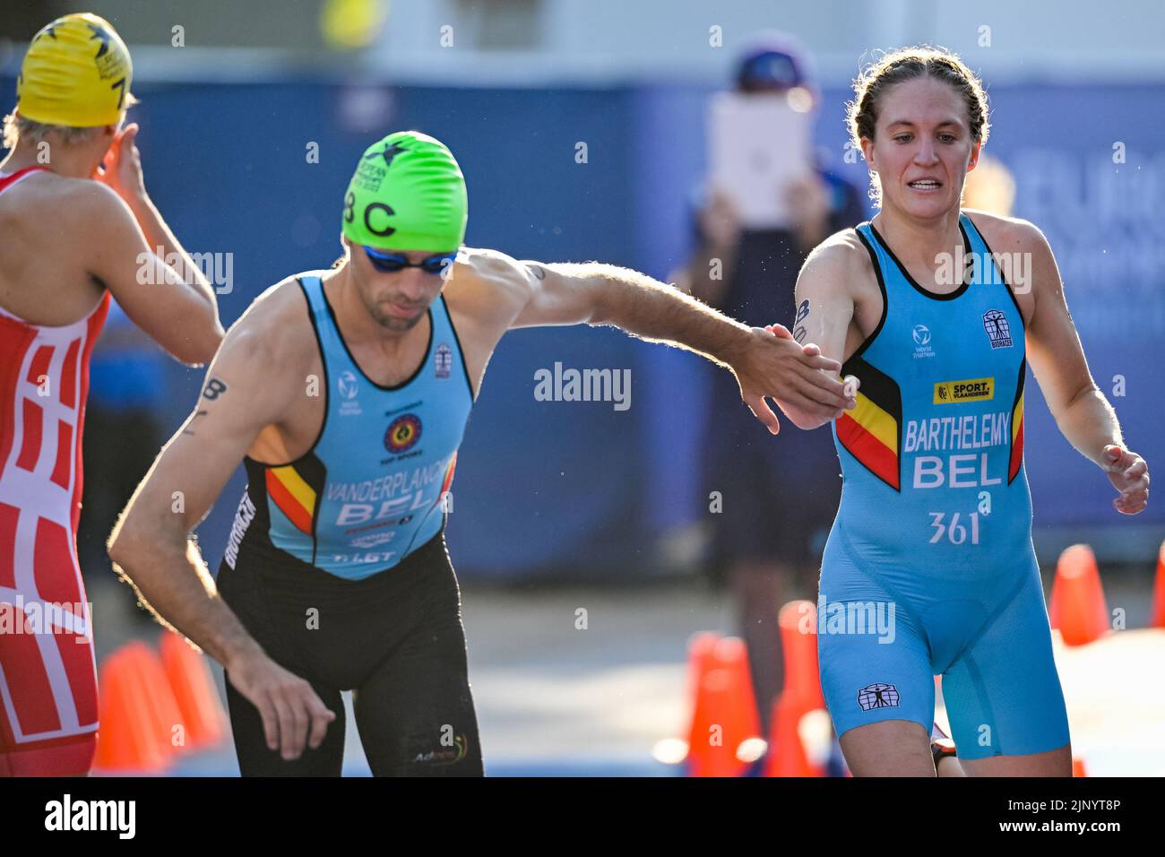 Munich, Germany. 14th Aug, 2022. Belgian Erwin Vanderplancke and ...