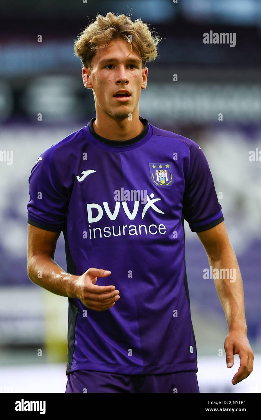 RSCA Futures' Lucas Stassin pictured during a soccer match between RSC ...