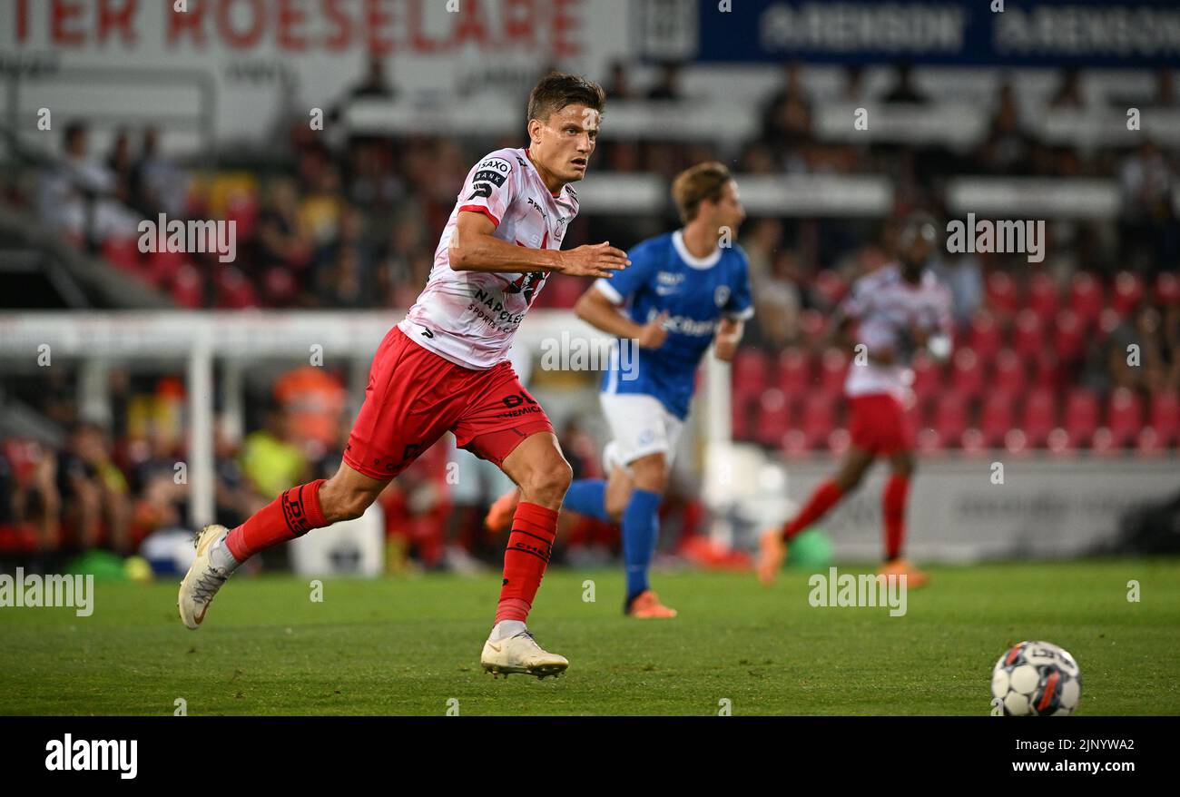 Essevee's Jelle Vossen pictured in action during a soccer match between ...