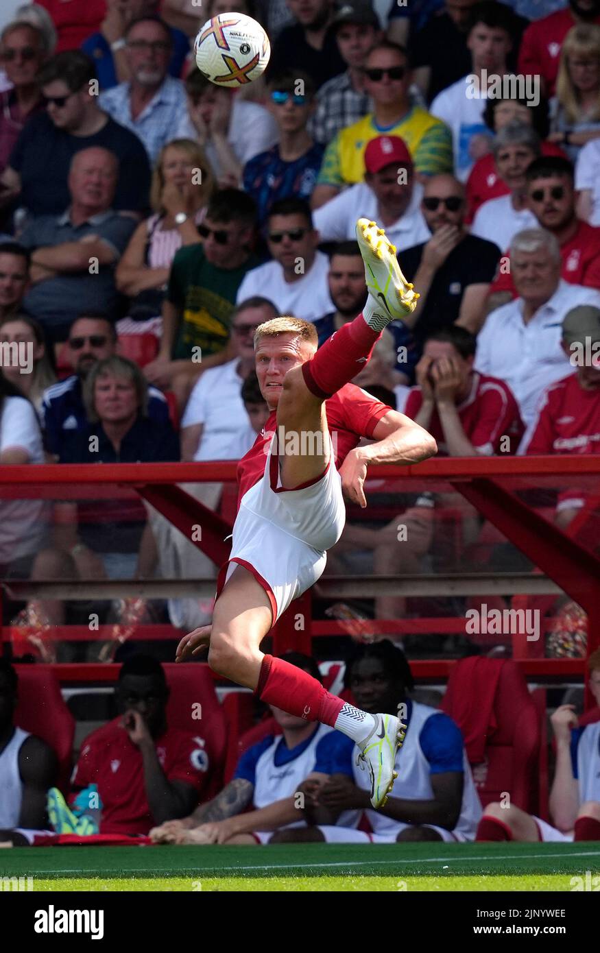 Nottingham, UK. 14th Aug, 2022. Sam Surridge of Nottingham Forest ...