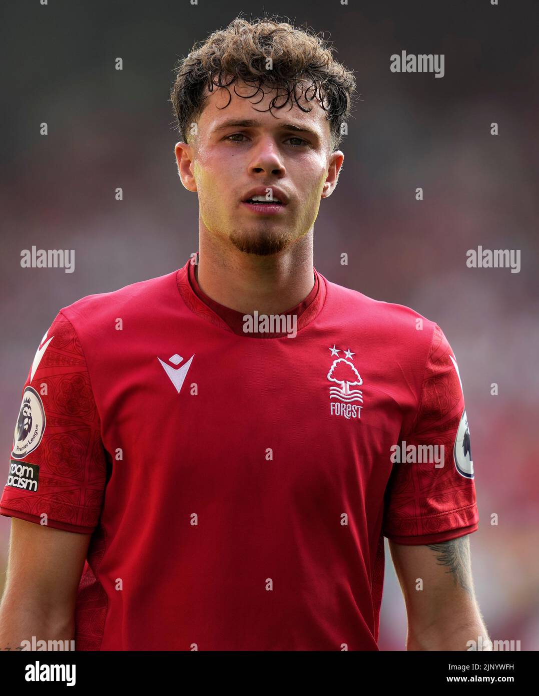 Nottingham, UK. 14th Aug, 2022. Neco Williams of Nottingham Forest ...