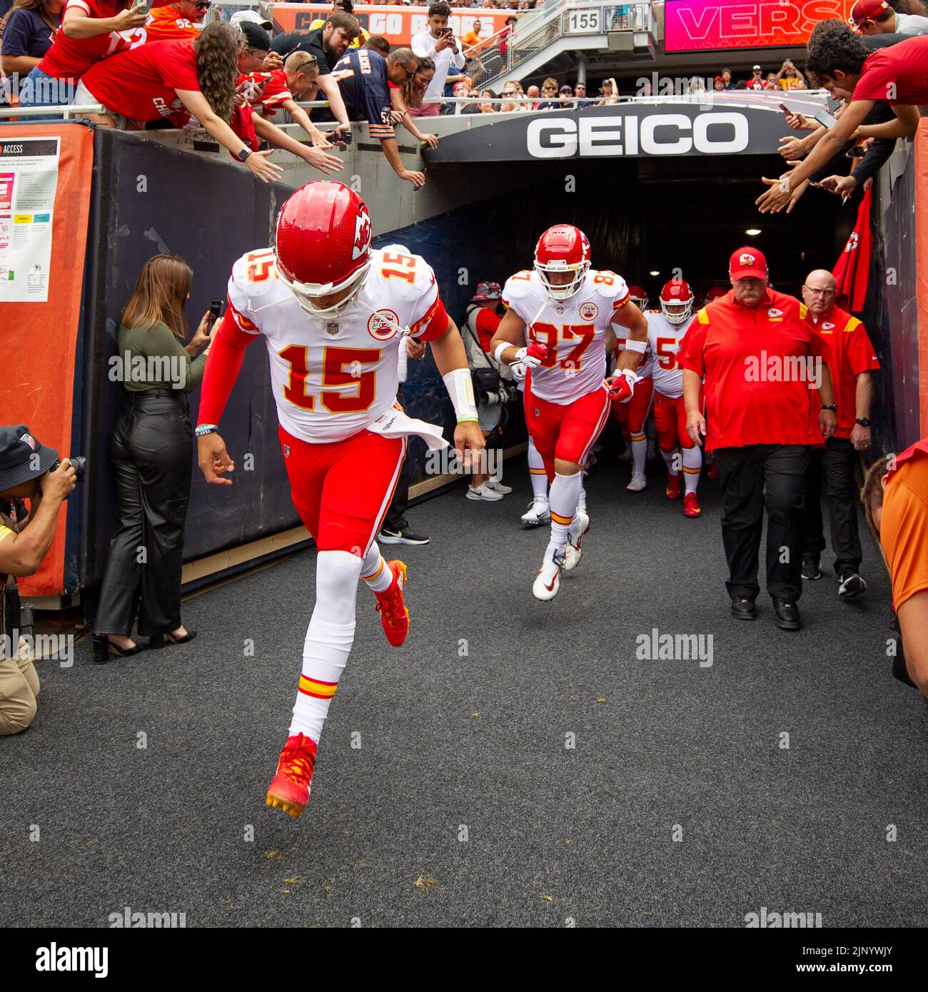 Travis kelce andy reid hi-res stock photography and images - Alamy