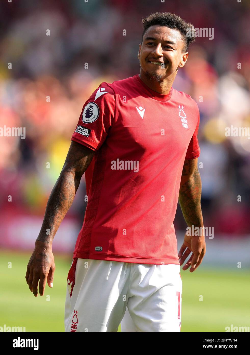Nottingham, UK. 14th Aug, 2022. Jesse Lingard of Nottingham Forest ...