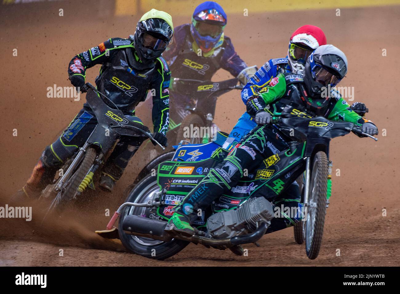 Benjamin Basso of Denmark (white), Gustav Grahn of Sweden (yellow ...