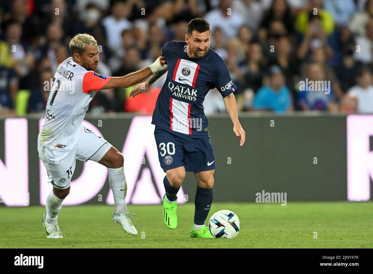 Lionel Messi - PSG vs Montpellier in Paris, France, on august 13, 2022 ...