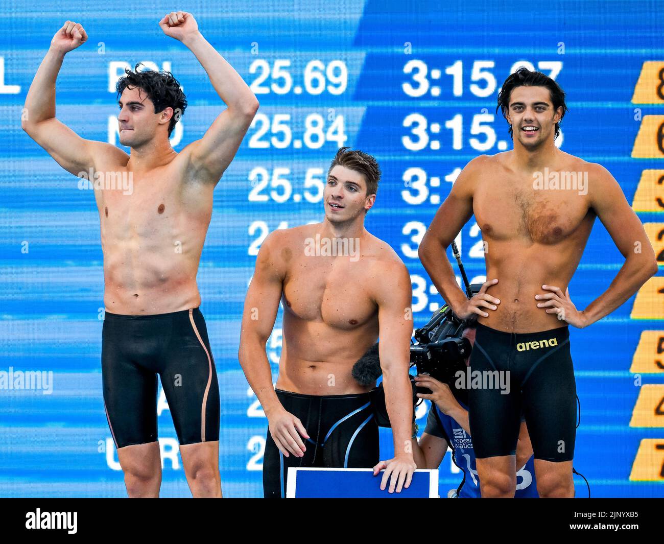 Roma, Italy. 14th Aug, 2022. ITALY, MIRESSI Alessandro, CECCON Thomas ...