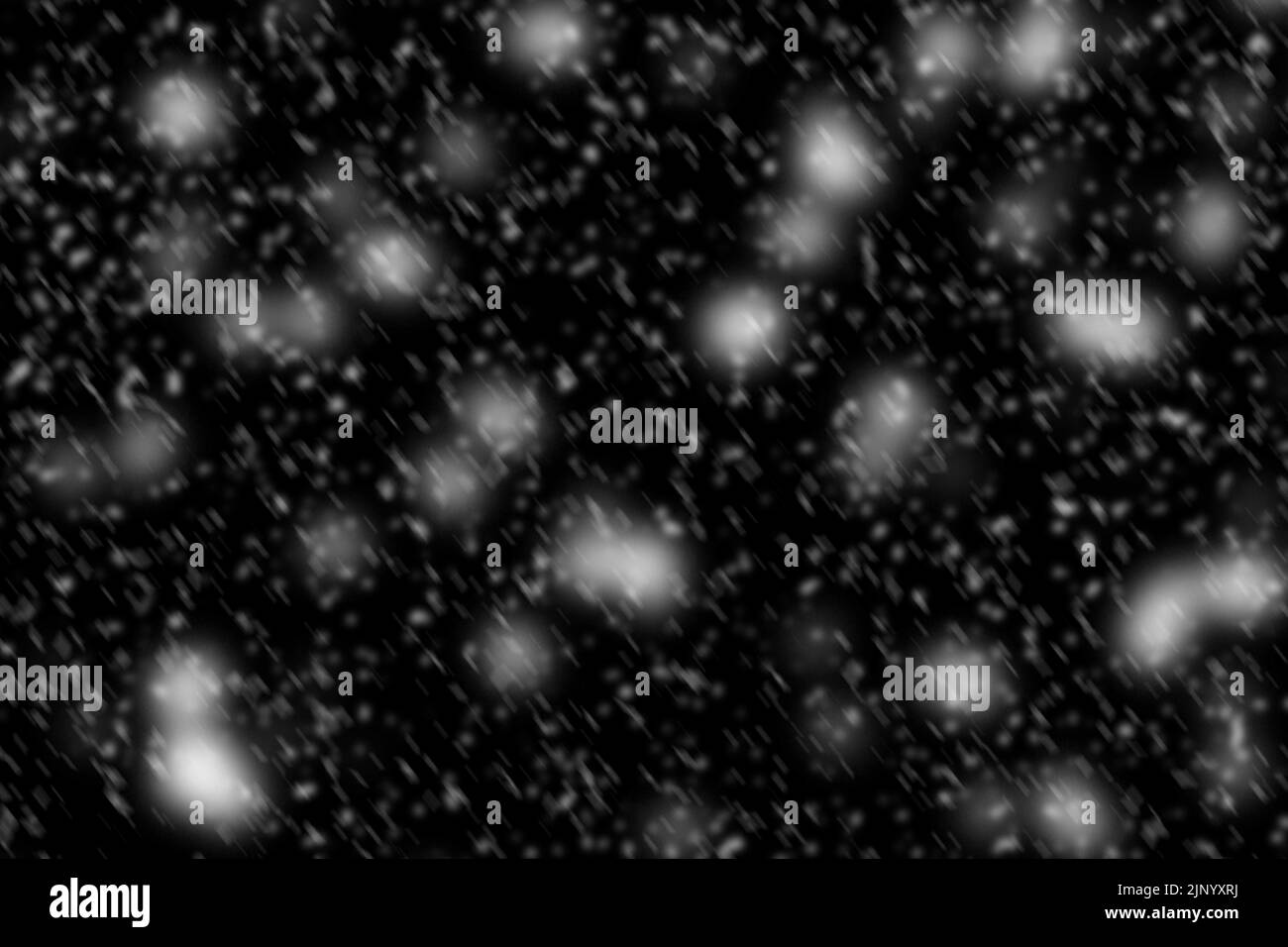 Snow texture on a black background, snowfall for overlay Stock Photo ...
