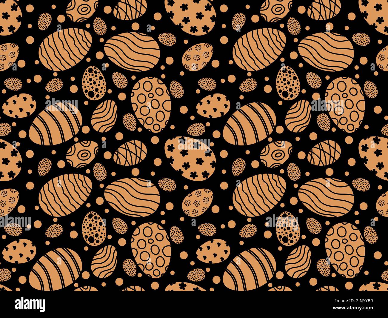 Easter eggs seamless spring pattern for kids clothes print and ...