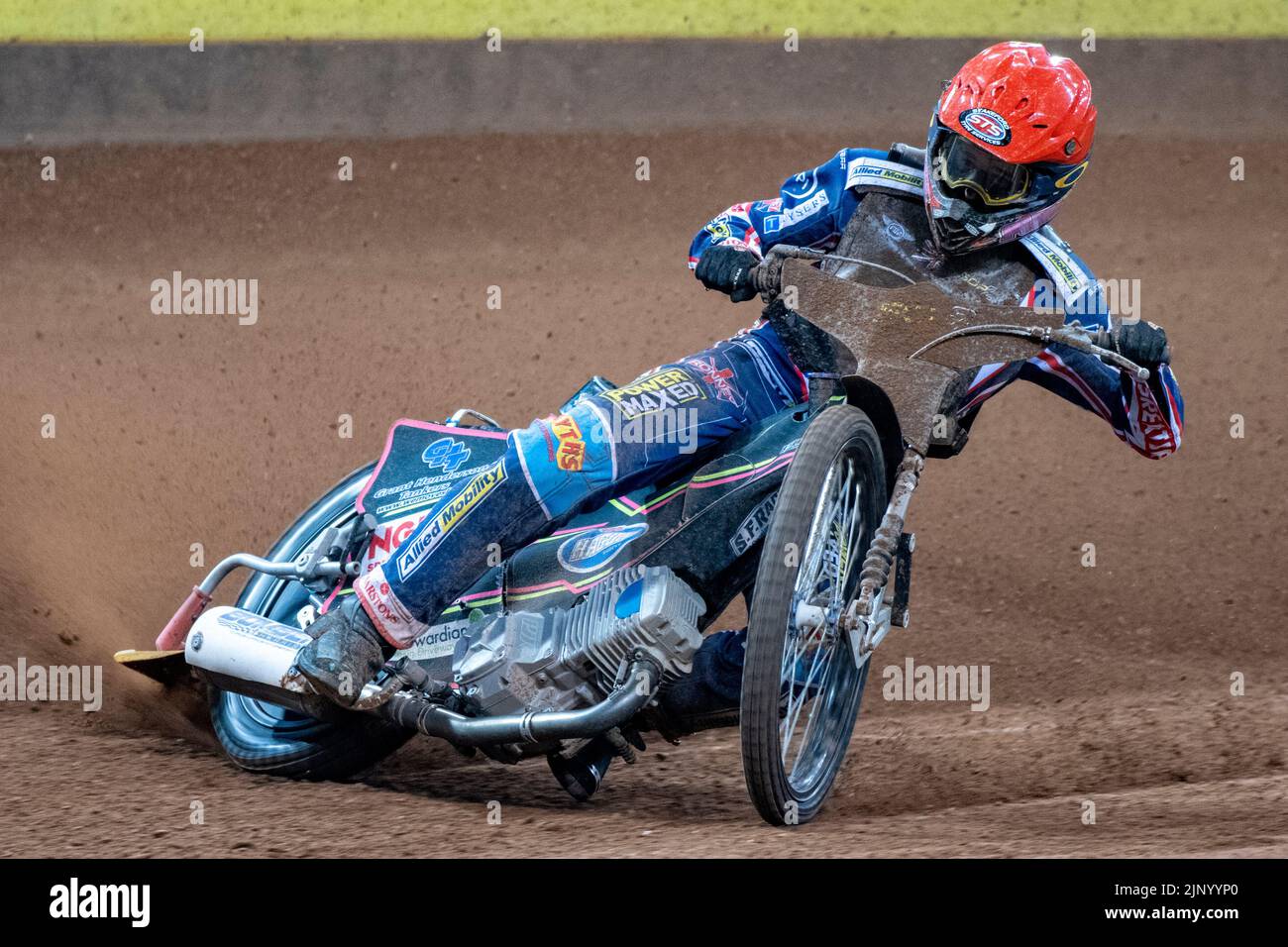 Leon Flint of United Kingdom during the 2022 FIM Speedway Grand Prix 2 ...