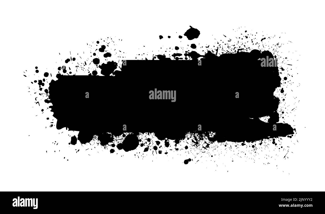 Black blob object on White Background. Vector illustration Stock Vector ...