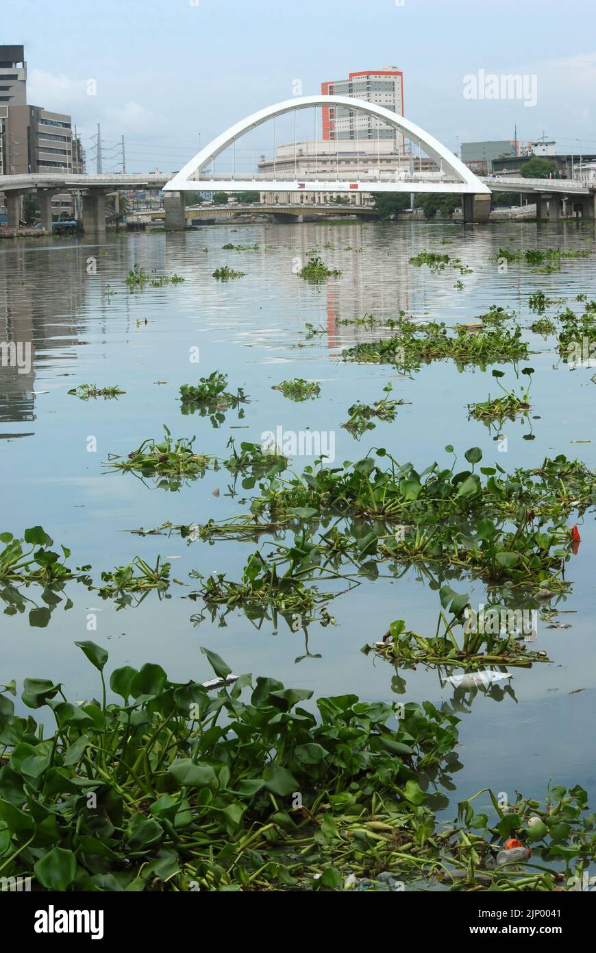 The Binondo-Intramuros Bridge, Pasig River, Manila, Philippines Stock ...