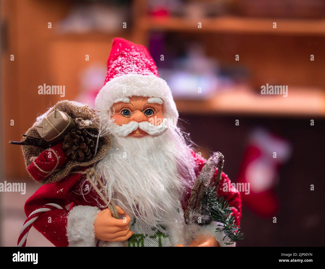 Santa Claus at Advent-Christmas time in Colmar Stock Photo - Alamy