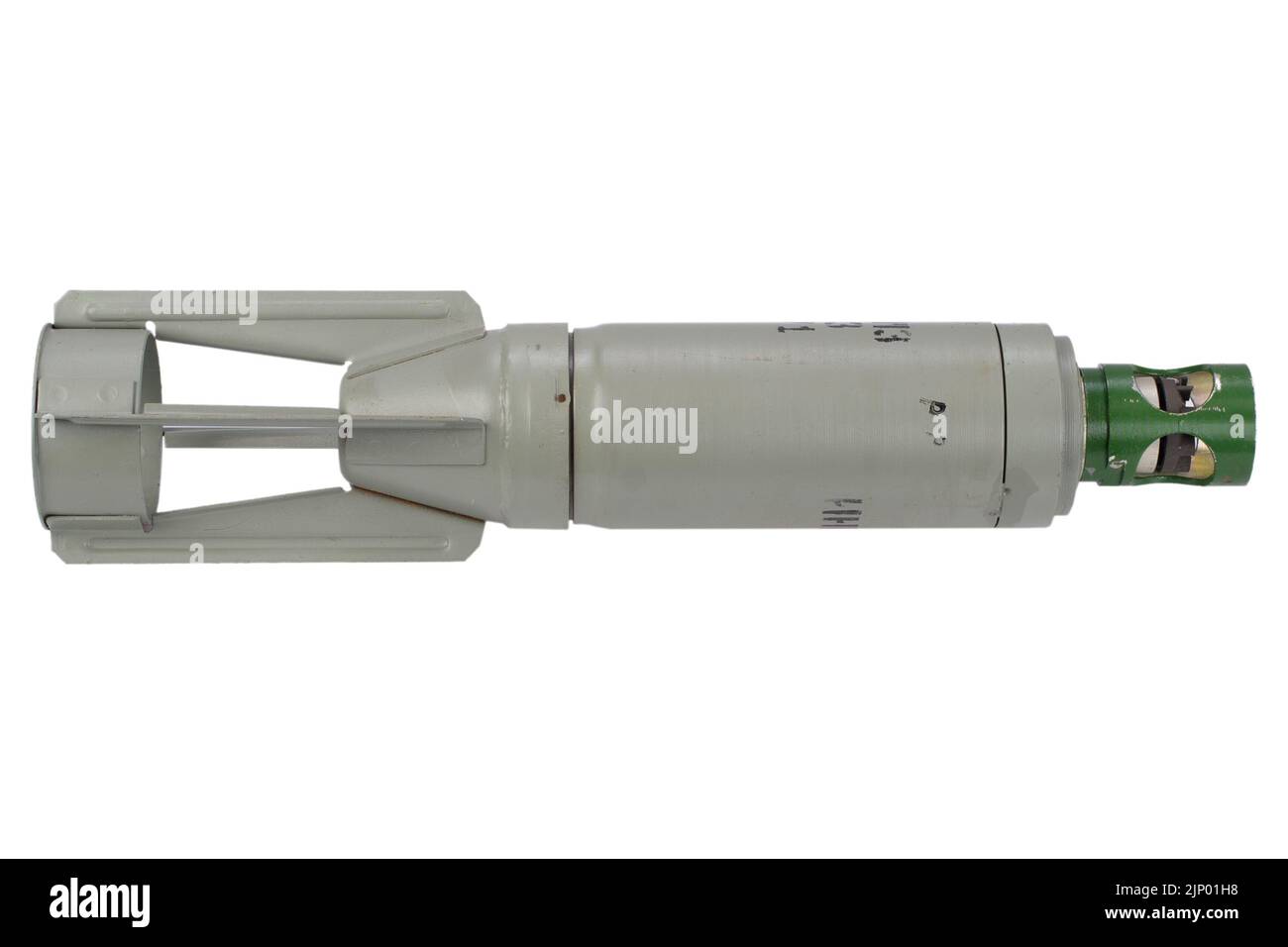 Soviet type anti-tank aircraft small bomb isolated on white Stock Photo ...