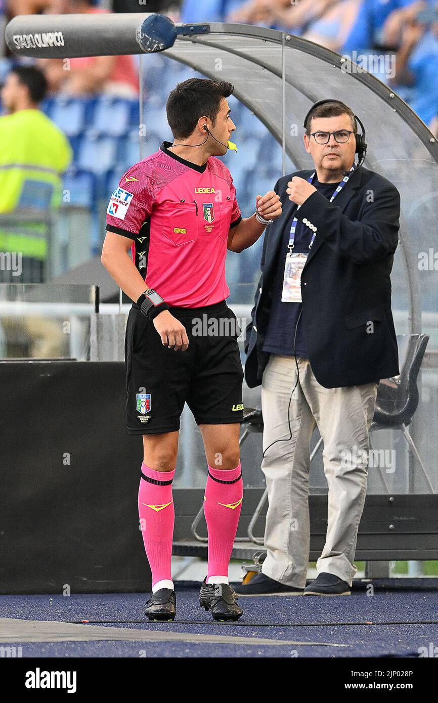 14th August 2022 : Stadio Olimpico, Rome, Italy; Serie A football, SS ...