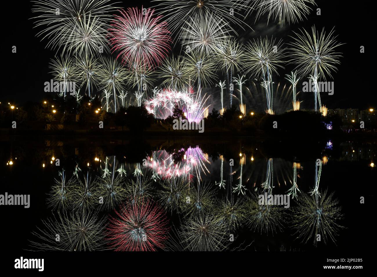 Fireworks festival in moscow hi-res stock photography and images - Alamy