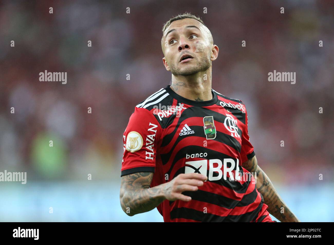 Everton Cebolinha do Flamengo, durante da partida entre Flamengo e ...