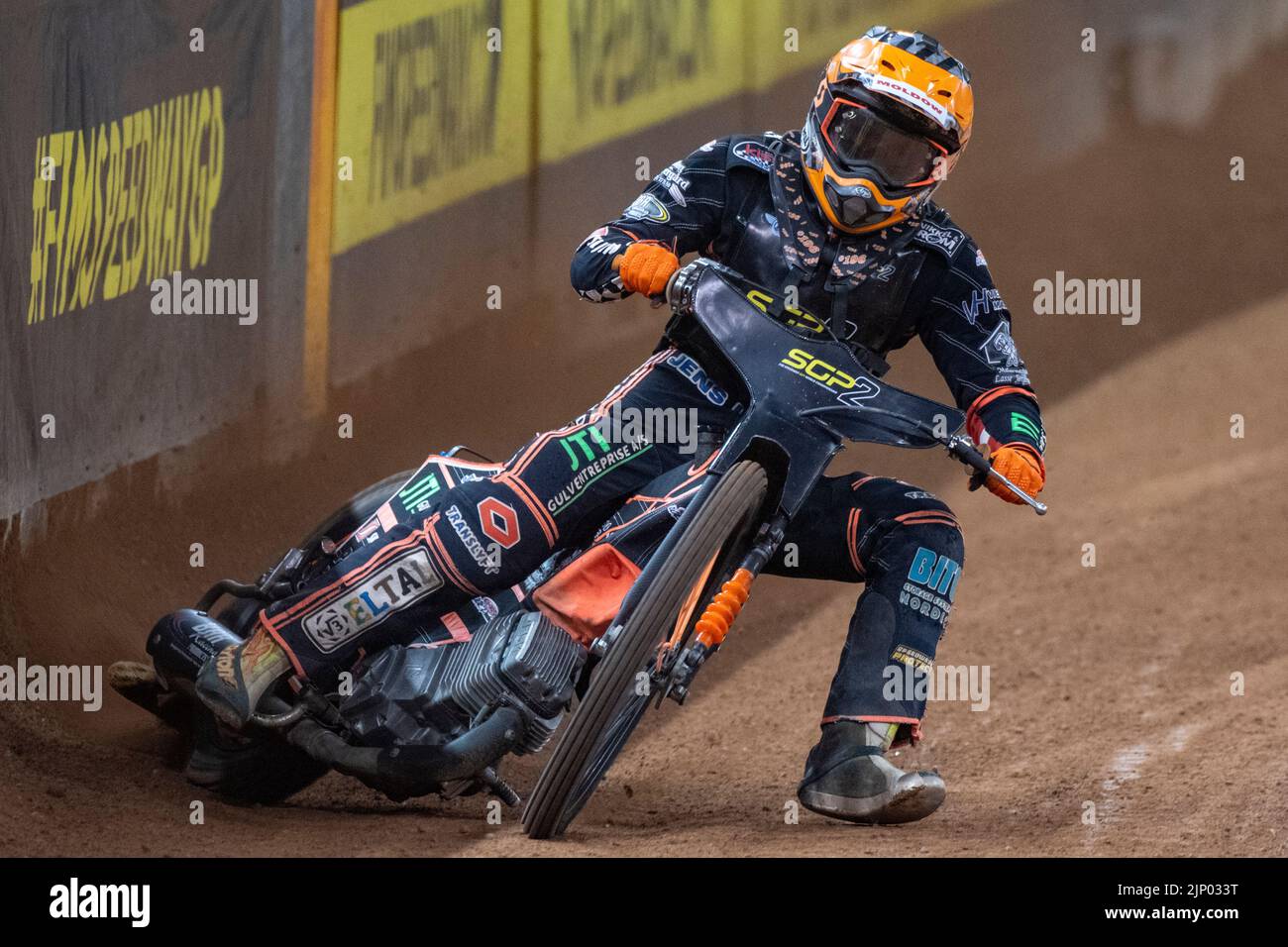 Kevin Juhl Pedersen of Denmark during the 2022 FIM Speedway Grand Prix ...