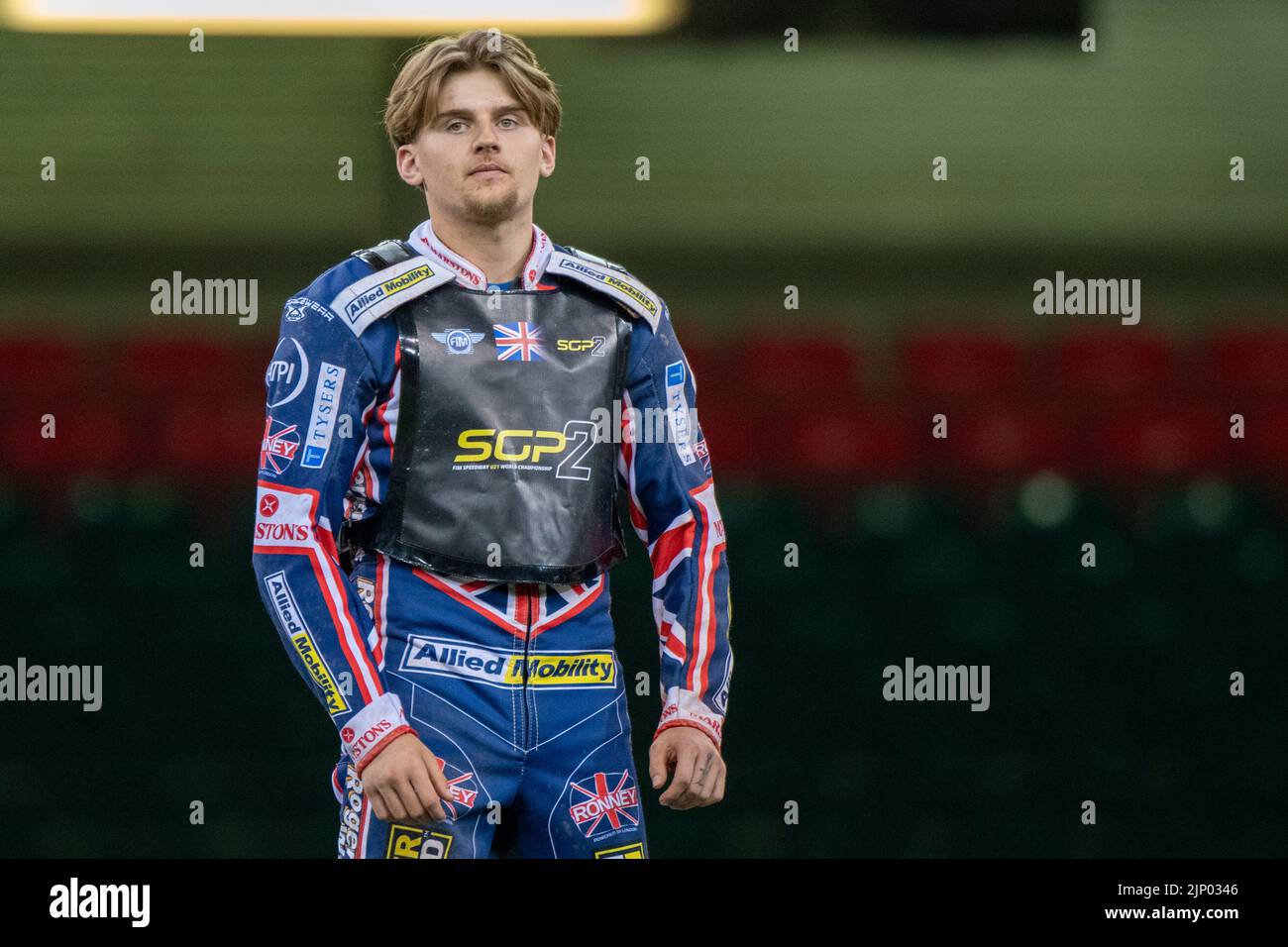 Leon Flint of United Kingdom during the 2022 FIM Speedway Grand Prix 2 ...