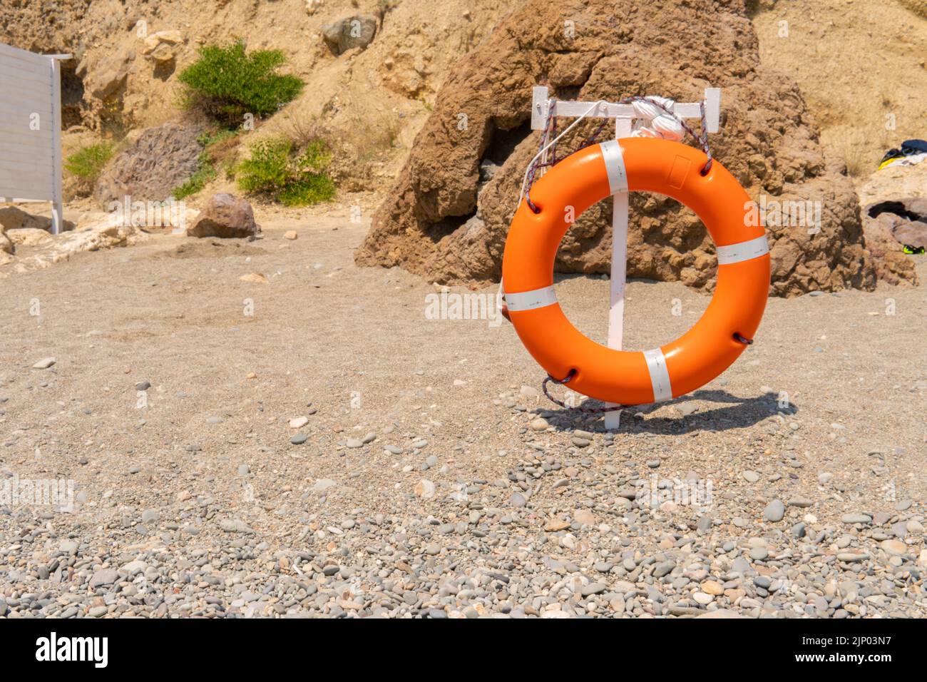 Life red sunset equipment protection buoy lifebuoy rescue lifesaver ...