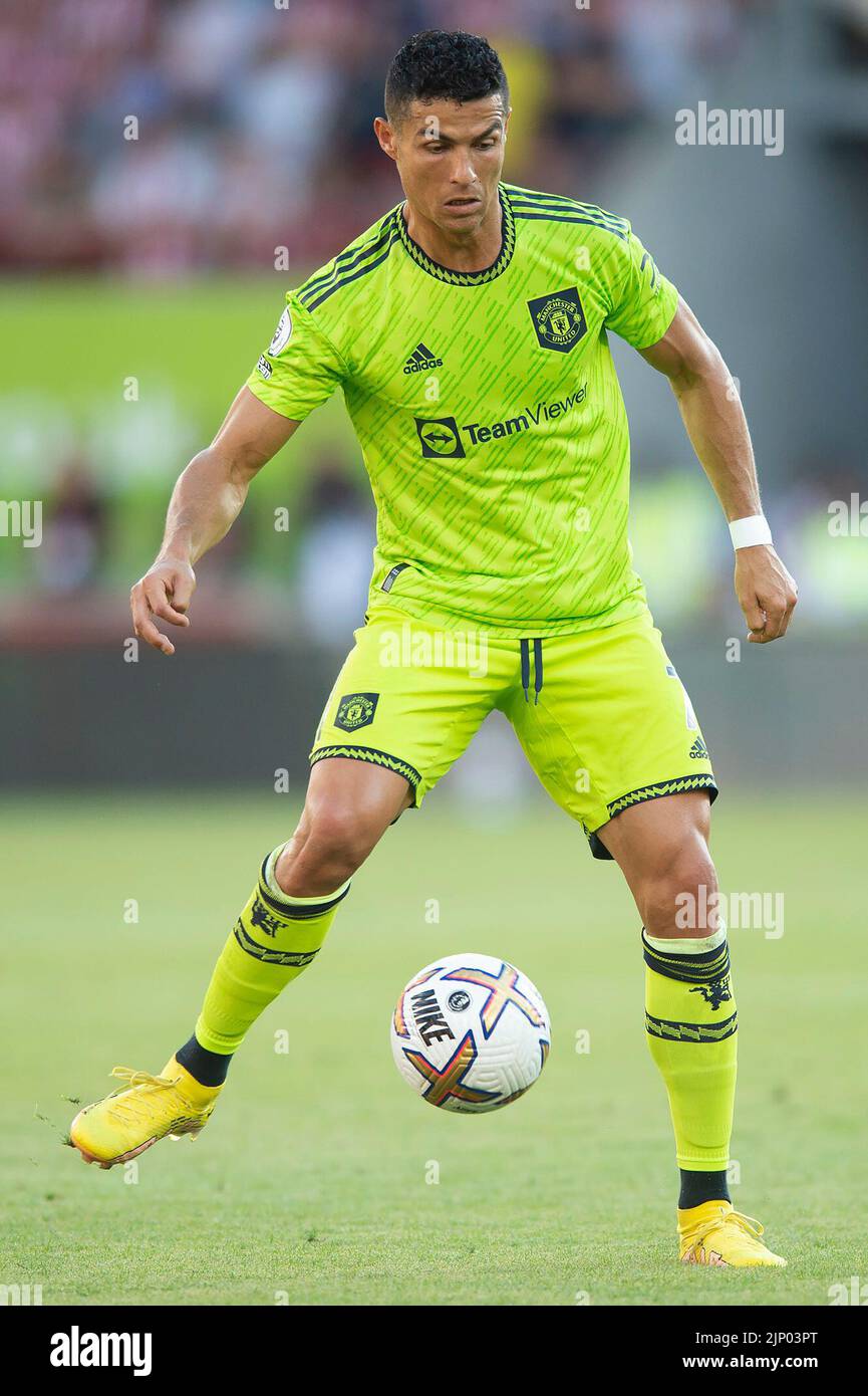 Cristiano Ronaldo of Manchester United during the Premier League match ...