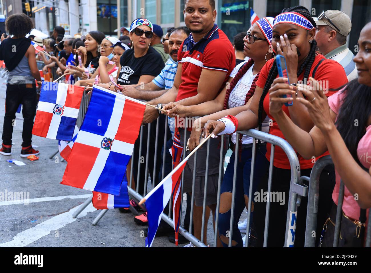 NEW YORK, NEW YORK/USA - AUGUST 14, 2022: Dominican New Yorkers come ...